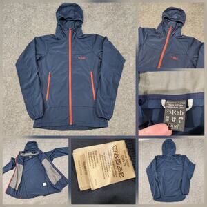 Rab | Jackets & Coats | Rab Ventus Mens M Medium Full Zip Hooded Blue ...